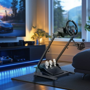 Supllueer Stable Racing Simulator Cockpit with Gaming Seat for PC, Xbox ...