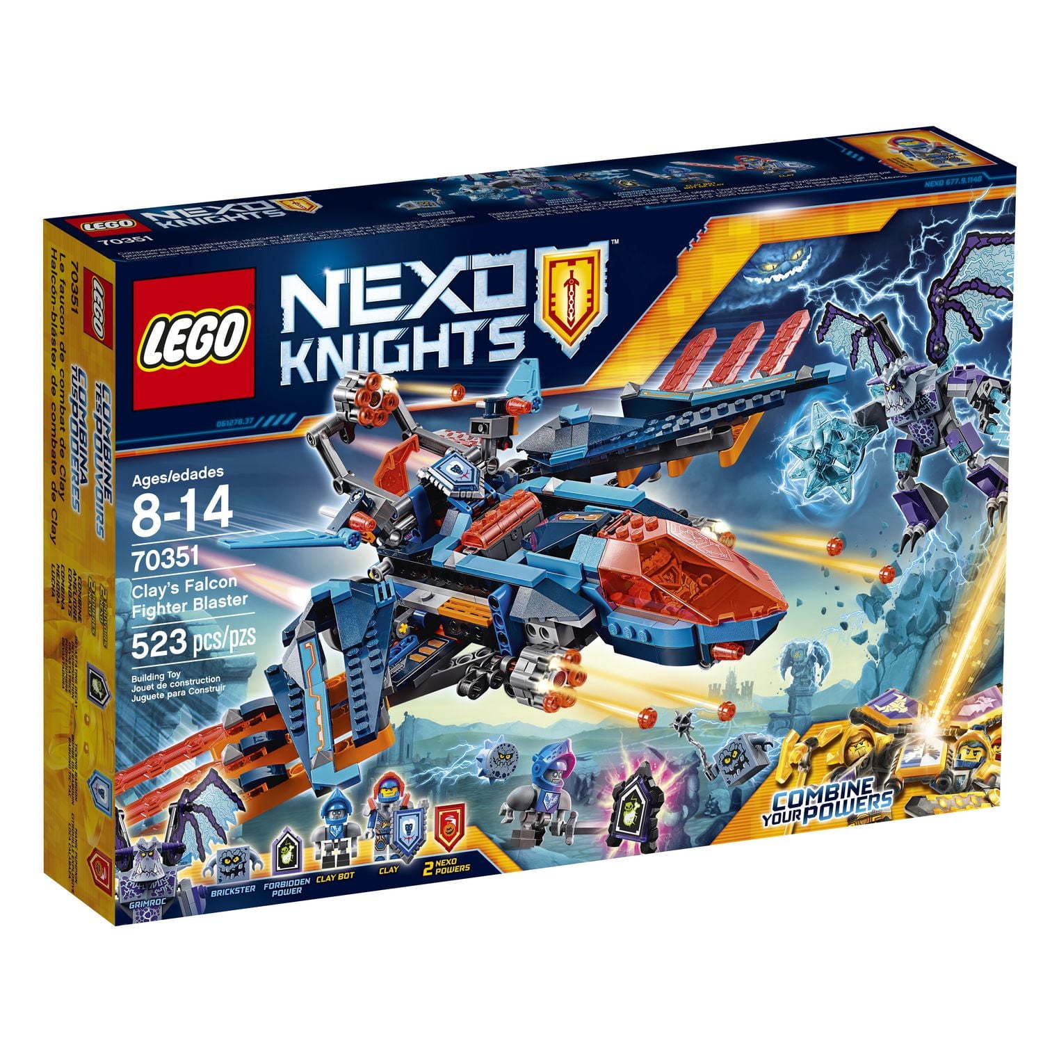Click here for Lego Nexo Knights Clays Falcon Fighter Blaster (70... prices