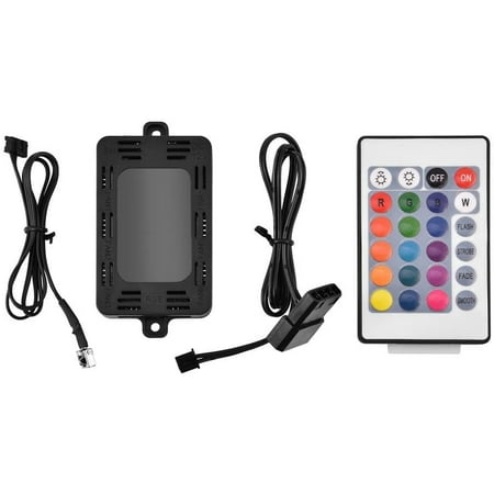 PC Cooler RGB LED Controller Remote Control with 4 Light Modes ...
