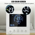 Tuya Smart WiFi Wall Thermostat Programmable Remote Control NTC Sensor LCD Display Touch Button ...