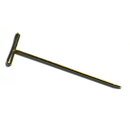 Eisco Labs Nickel Plated Dissection T-Pins, 2" Length, 9/16" Head, Pack ...