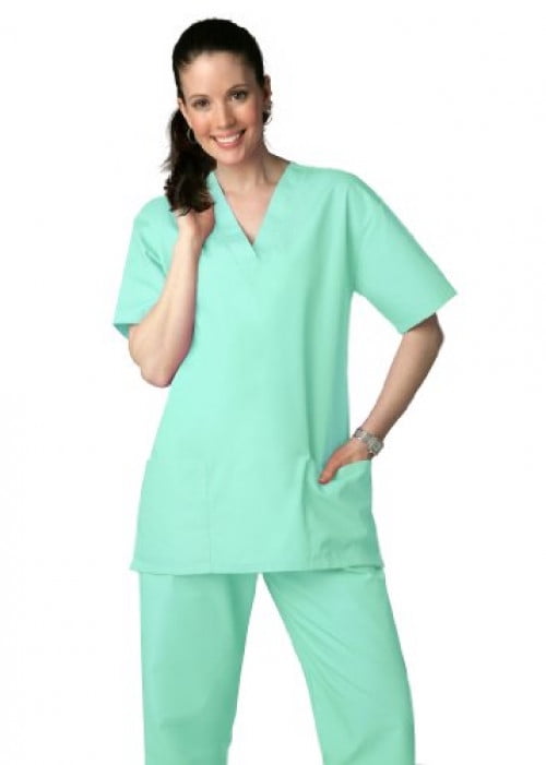 Adar Universal Medical Scrubs Set Medical Uniforms - Unisex Fit - 701 ...