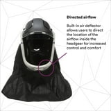 3M? Versaflo? Respiratory Helmet Assembly M-407, with Premium Visor and ...