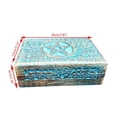 ANXPTIME Wooden Five Angle Star tree Jewelry Storage Box with Lid Wood ...