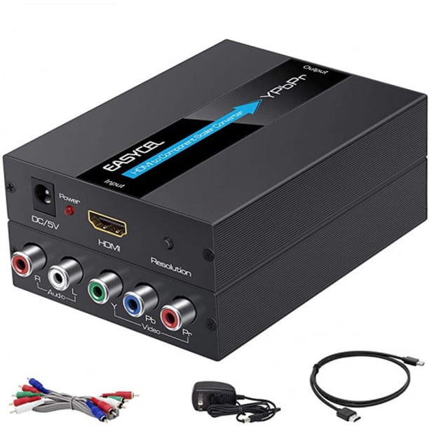 HDMI to Component Converter with HDMI and Component Cables, EASYCEL ...