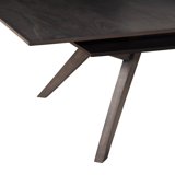 Alpine Furniture Lennox Rectangular Wood Dining Table in Dark Tobacco (Brown) - Walmart.com