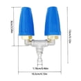 Dual Turbo Nozzle Pressure Washer Tip, 360° Rotating Power Washer ...