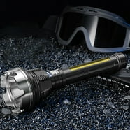 NEBO Luxtreme MZ60 Blueline Rechargeable, Powerful 500 Lumen Half-Mile ...