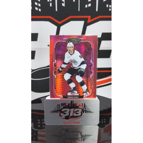 2025-26 O-Pee-Chee OPC Platinum Adrian Kempe #98 Red Prism /199 ...
