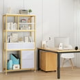 UBesGoo Accent Open Display Shelves Bookcase for Office, 35.43 UBesGoo Accent Open Display Shelves Bookcase for Office, 35.43