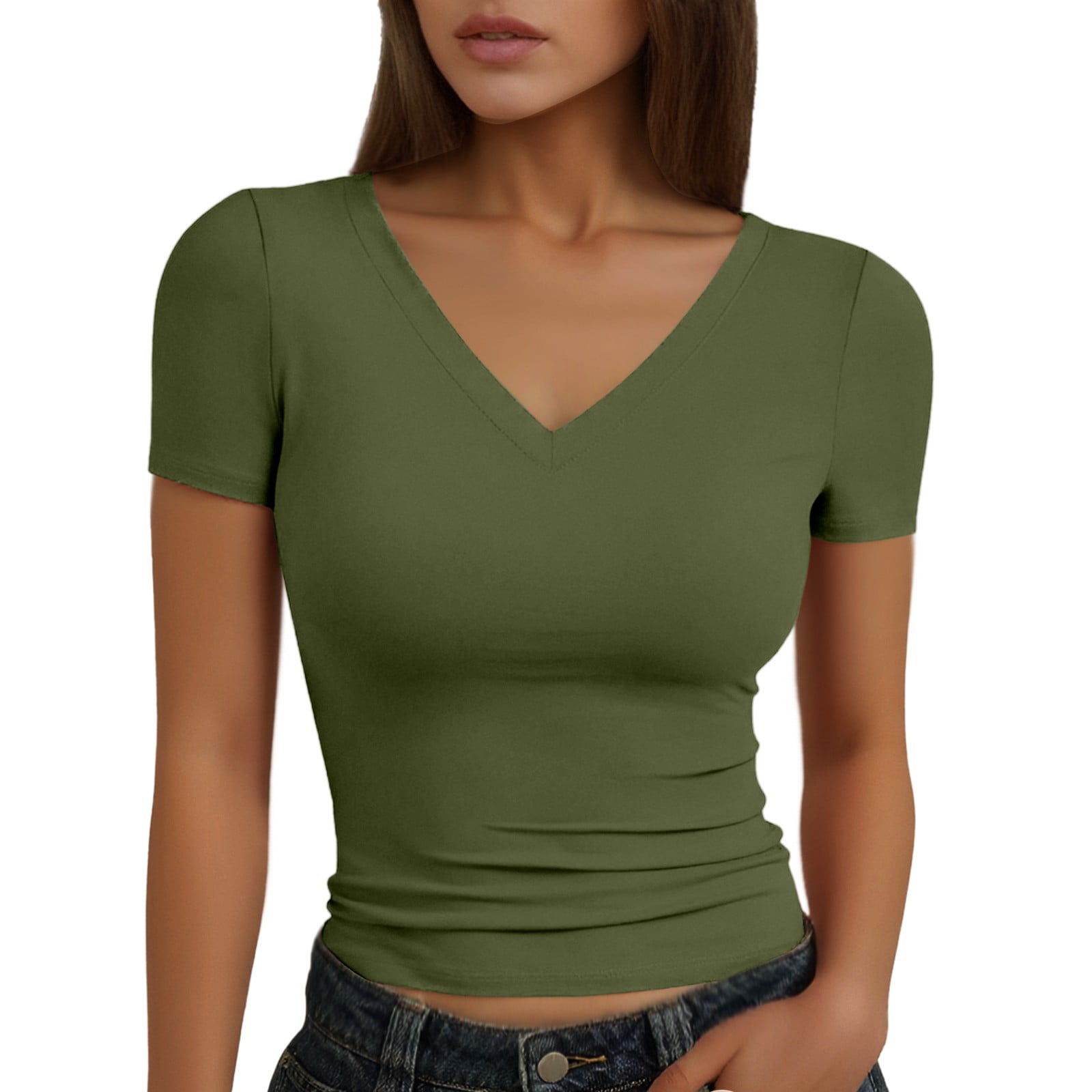 Click here for Visit The Sunlet Store Women Fashion Solid V Neck... prices