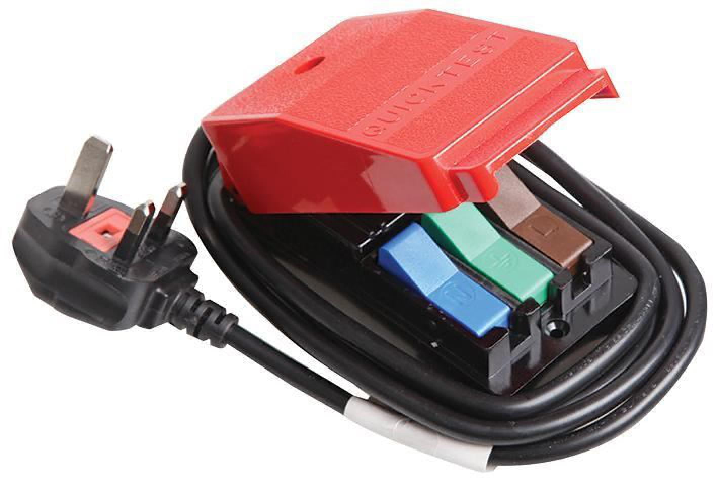 CLIFF ELECTRONIC Quicktest Mains Connector Block with 1.5m Lead / 13A ...