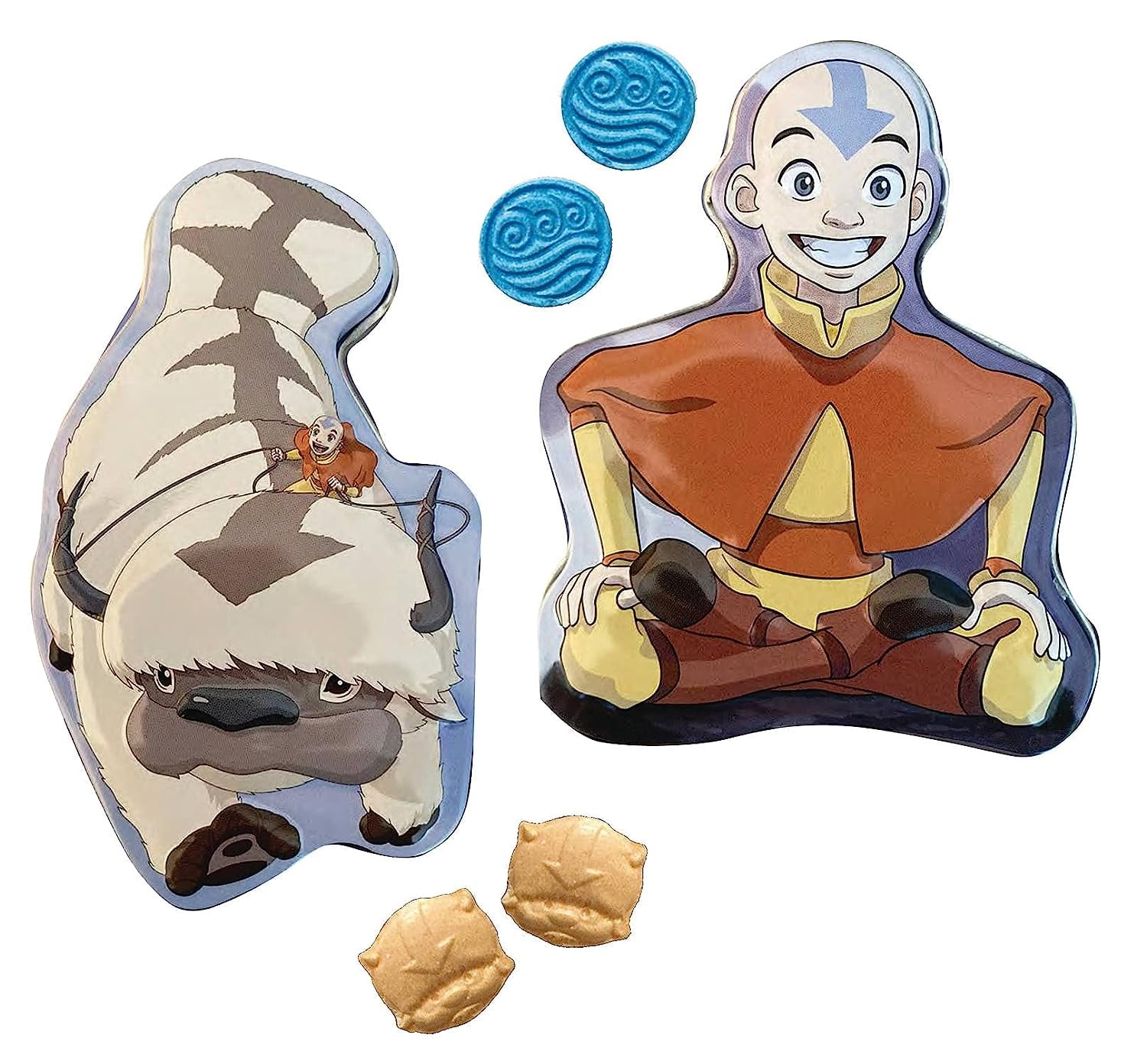 Avatar The Last Airbender Candy Tins Two 2 Collectible Tins Aang
