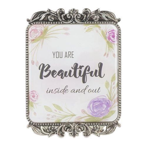 Ganz Magnet/Plaque - You Are Beautiful Inside And Out - Walmart.com