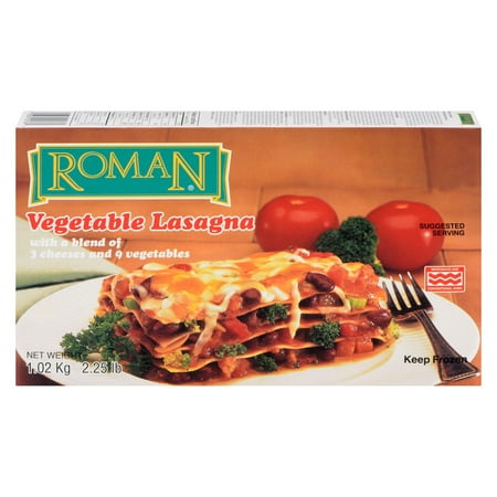 Roman Cheese Vegetable Lasagna Frozen Meals - Walmart.ca