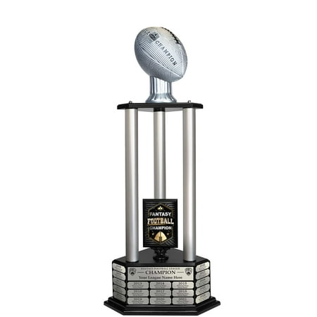 TrophySmack Perpetual Fantasy Football Trophy - Customizable ...