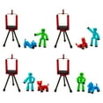 ZING, Stikbot Studio Animation Kit, Posable Figures Green Screen ...