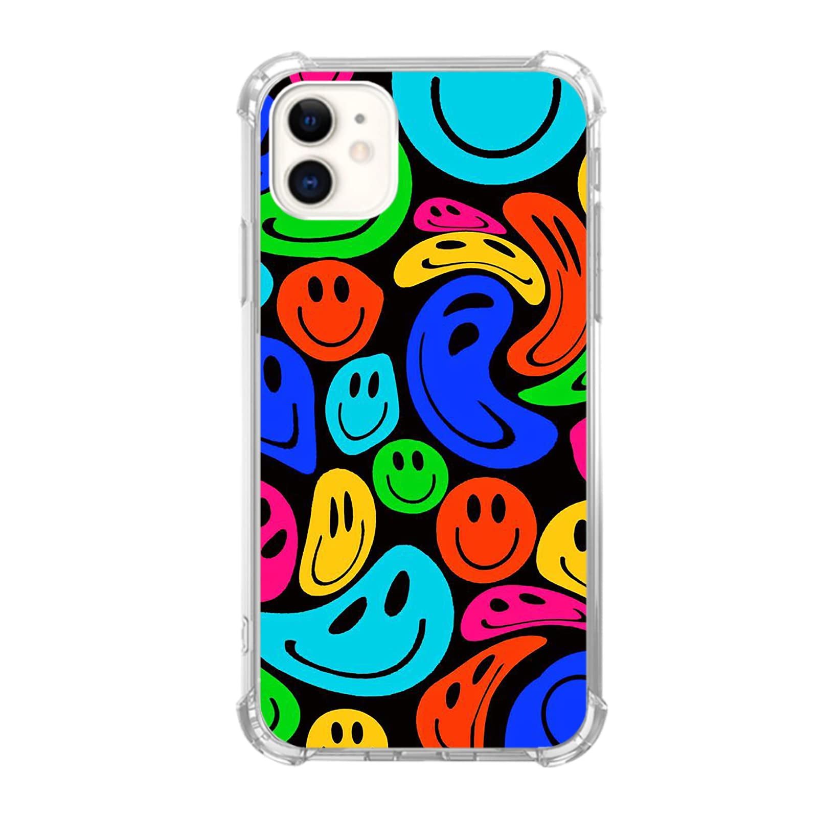 Funny Smiley Face Case Compatible with iPhone 11,Unique Art Design TPU ...