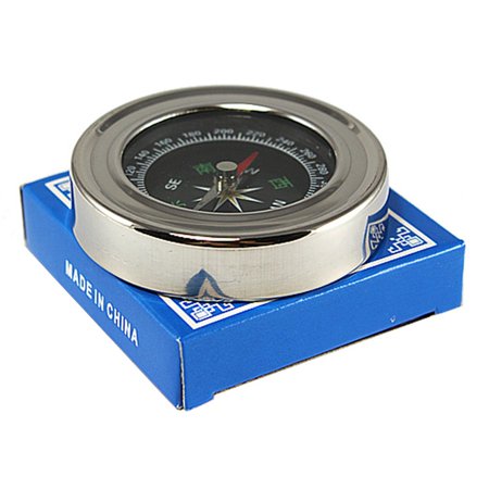 MAIF Car Compass Outdoor Drop-resistant Stainless Steel Metal Compass ...