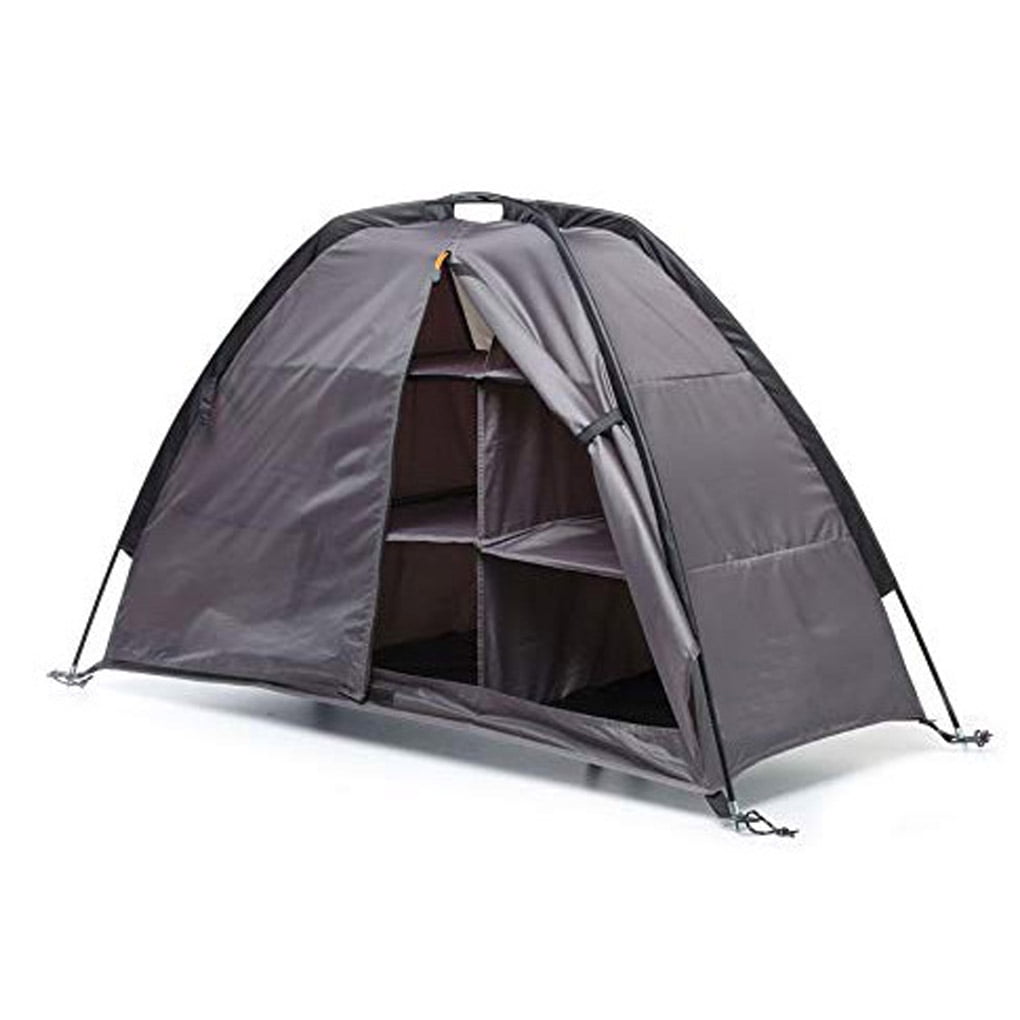 Tssuoun Camping Shoes Storage Organizer 9 Shelves RV Tent Container ...