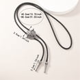 Adjustable Engraved Cow Pendant Bolotie Necklace For Men Women Western ...
