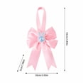 6PCS Angel Heart Hanging Decorations with Bowknot for Door Window and ...