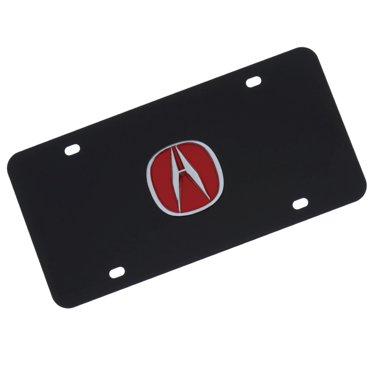 Acura TSX Laser Etched Logo Cut-Out License Plate Frame (Gold ...