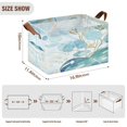 Foldable Iron Frame Open Home Storage Bins 16.9×11.4×10 Inch Waterproof ...