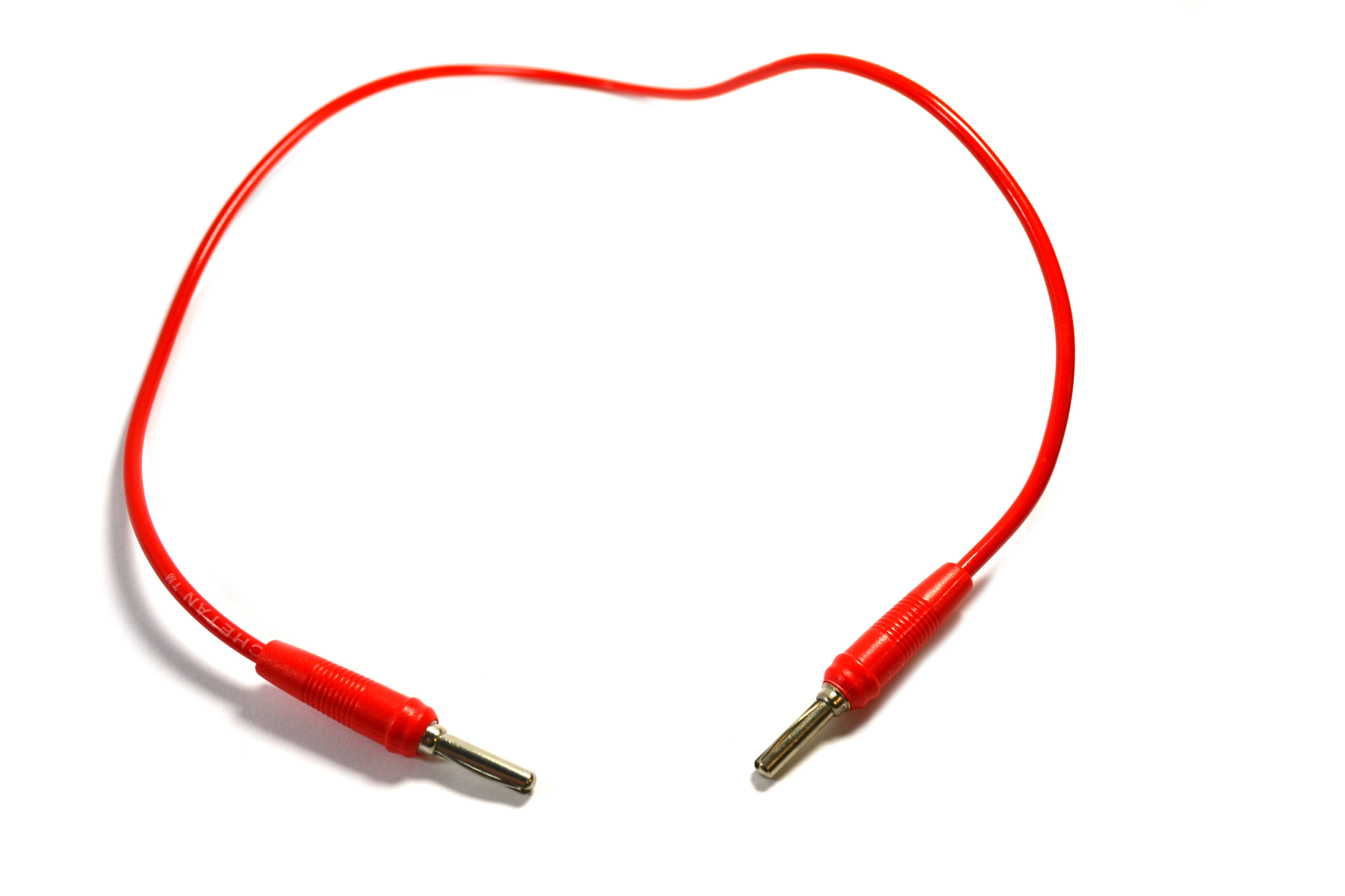 Eisco Labs Connecting Leads 4mm, length 500 mm, Red - Walmart.com