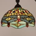 CHLOE Lighting EMPRESS Dragonfly Tiffany-style Dark Bronze 1 Light ...