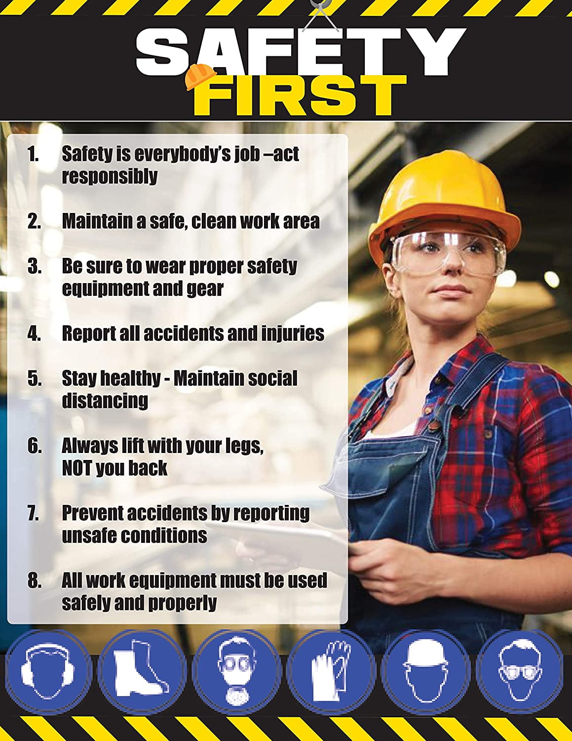 Safety First Poster