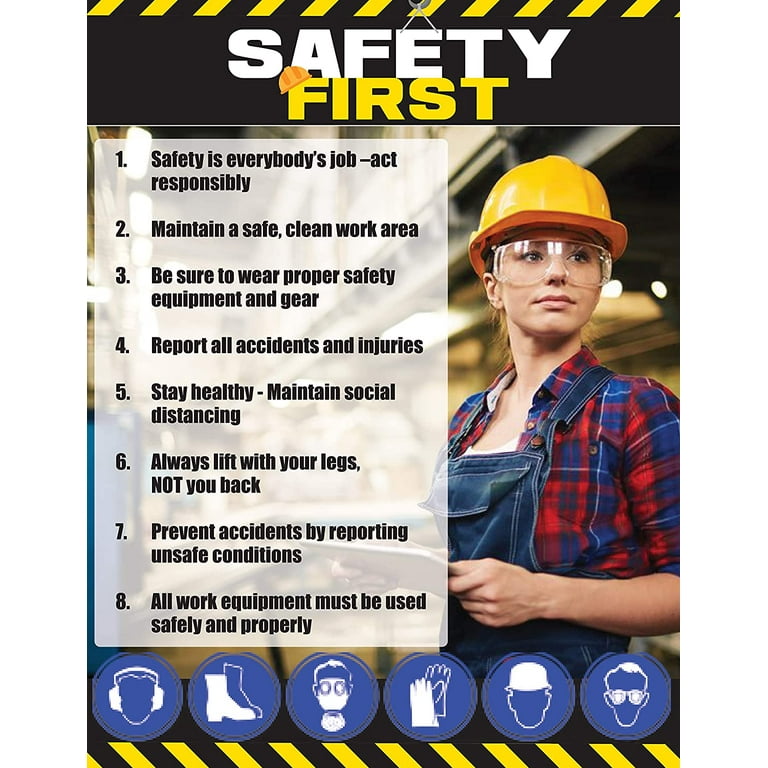 Safety First Posters
