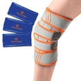 Knee Reusable Gel Ice Compression Wrap, Cold and Hot Adjustable, Post ...