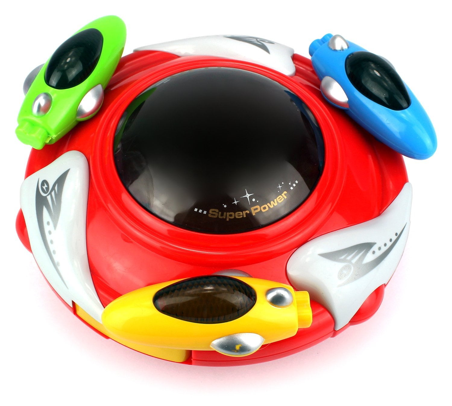 Magic UFO Battery Operated Kid's Bump and Go Toy Saucer Car w/ Fun ...