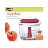 Chef'n VeggiChop Hand-Powered Food Chopper, Cherry - Walmart.com