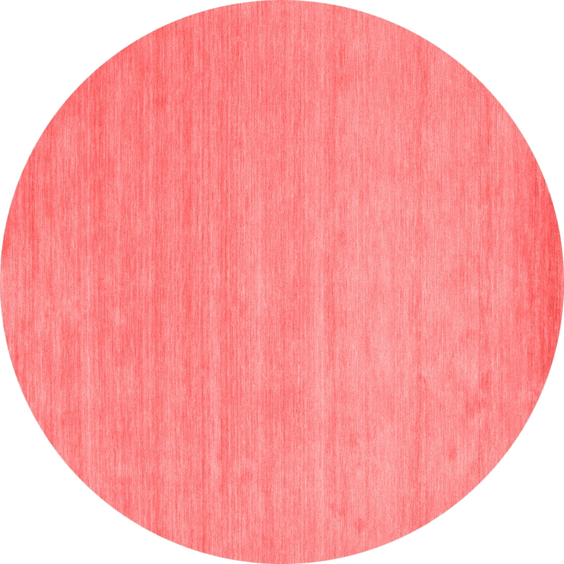 Ahgly Company Indoor Round Solid Red Modern Area Rugs, 8' Round ...