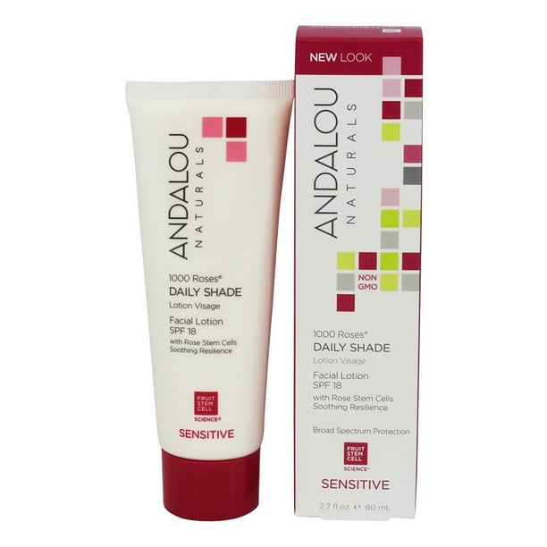 Andalou Naturals - 1000 Roses Daily Shade Facial Lotion with Rose Stem ...