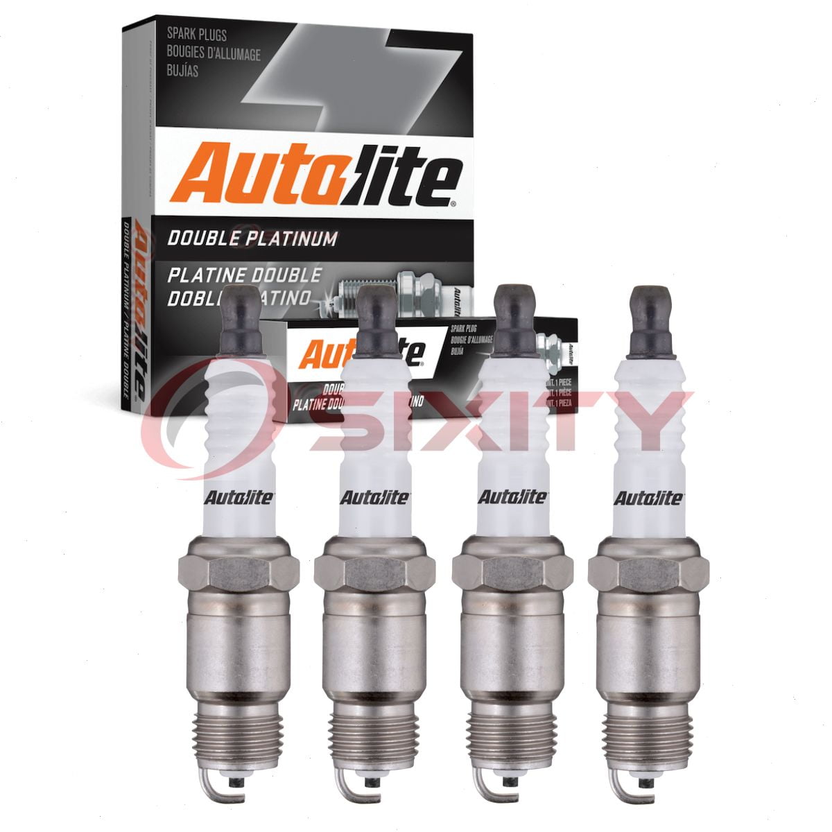 4 pc Autolite APP24 Double Platinum Spark Plugs for 21020186 41-817 ...
