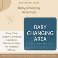 ADA CENTRAL SIGNS - 6" X6" Baby Changing Area Sign - ADA Compliant ...