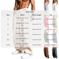 Dagugfen Pants for Men Summer Casual Loose Fitted Elastic Waist ...