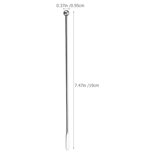 Qiysamall 10Pcs Metal Stirrer Coffee Stirring Stick Cocktail Swizzle ...