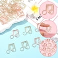 40Pcs 2 Colors Iron Paper Clips Cute Paper Clips Funny Bookmark Marking ...