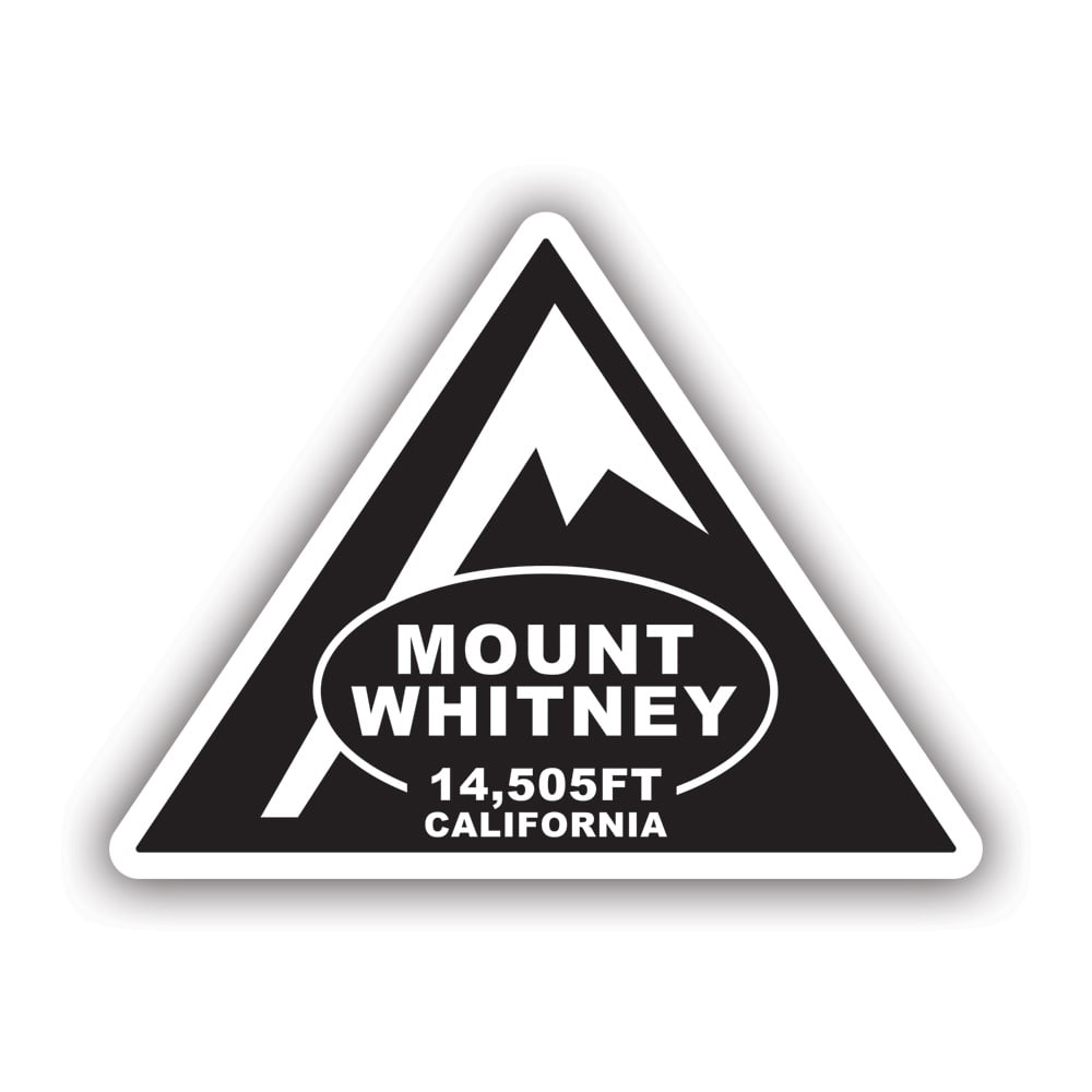 Triangle Mount Whitney Sticker Decal - Self Adhesive Vinyl ...