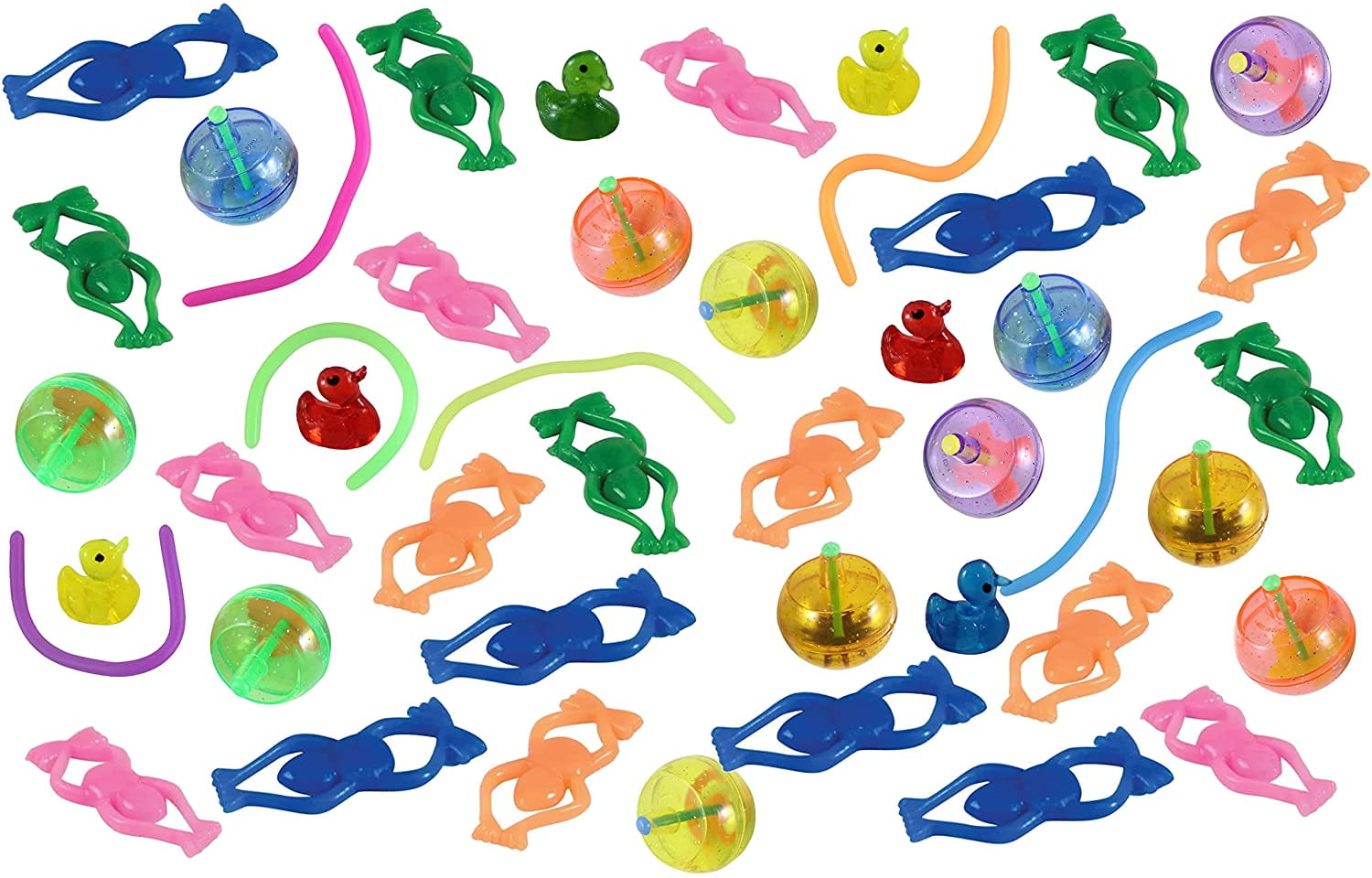 192 Piece Bunny Variety Easter Egg Toy Filler Set - Egg Filler - Small ...