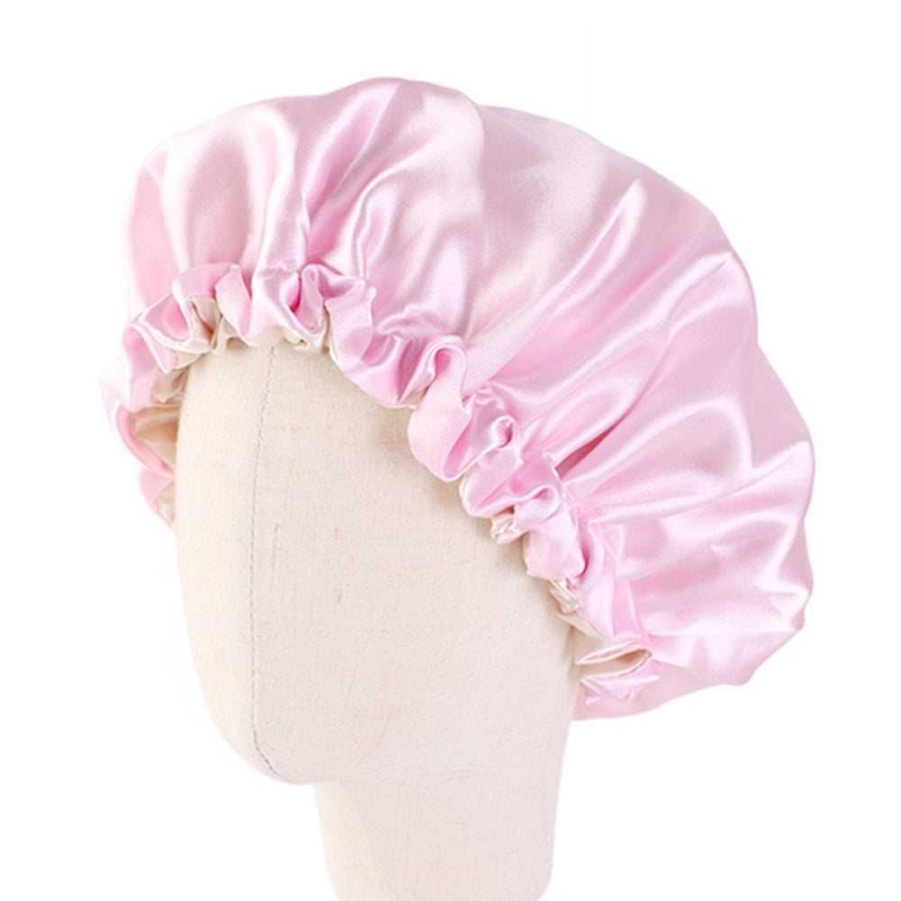 Kids Satin Bonnet Sleeping Cap Adjustable Sleep Bonnet with Drawstring ...
