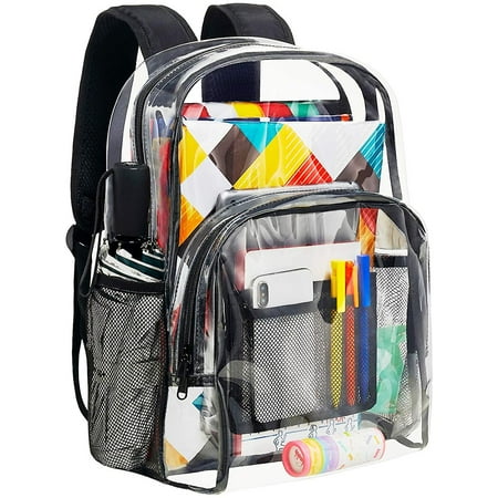 Clear Backpack Heavy Duty Pvc Transparent Backpack | Walmart Canada