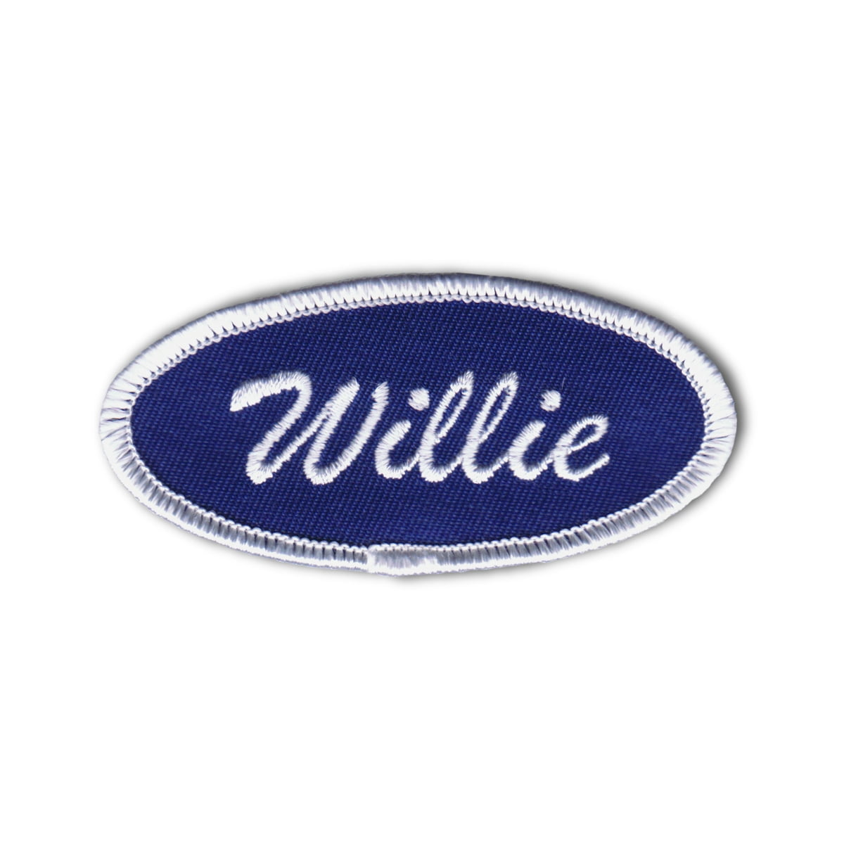 Willie Name Tag Patch Novelty Badge Uniform Sign Embroidered Iron On ...