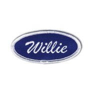 Wicked Name Tag Patch Red Novelty Badge Symbol Embroidered Iron On ...