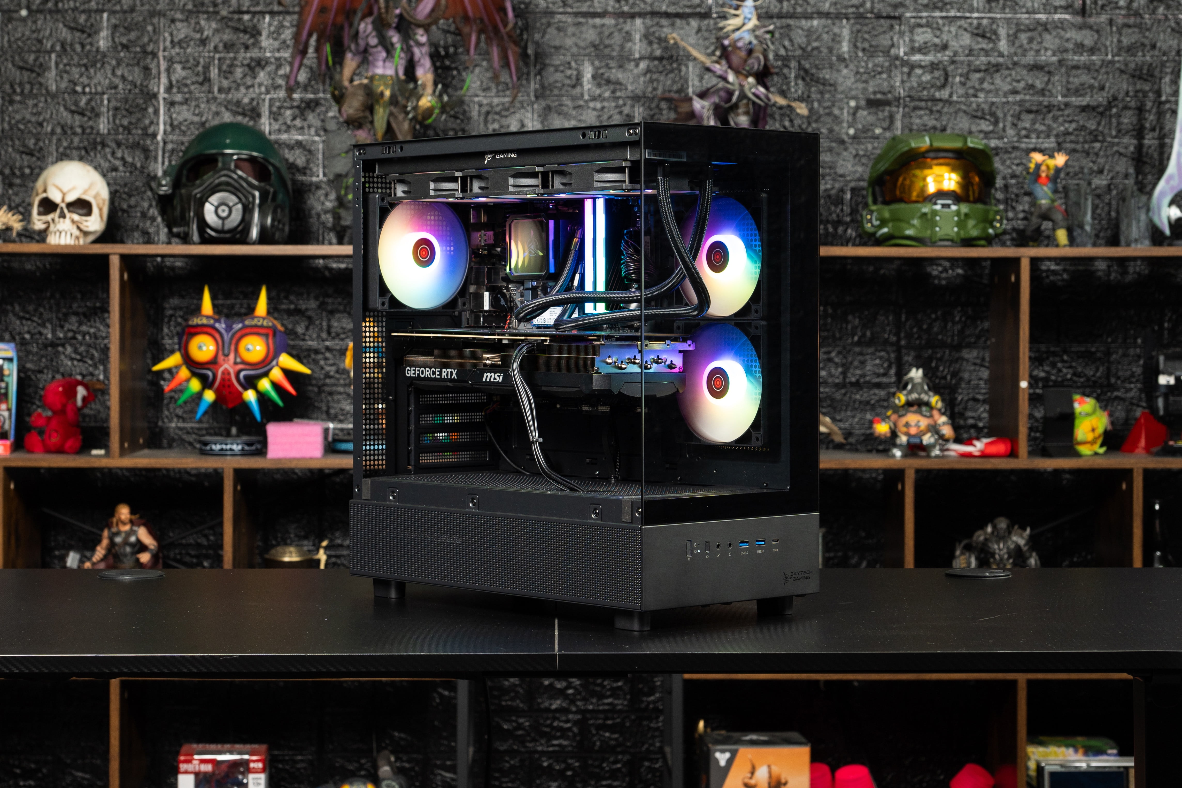 Skytech Azure Gaming PC Desktop AMD Ryzen 7 7800X3 D الاردن | Ubuy
