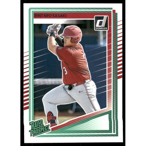 2025 Donruss Rated Prospect Rintaro Sasaki #127 Rated Prospect ...